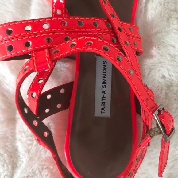 Tabitha Simmons | Shoes | Tabitha Simmons Neon Felicity Sandals | Poshmark